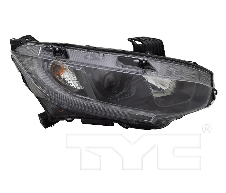 2019-2021 Honda Civic New RH Halogen Headlight 33100-TBA-A31 HO2503192 ...