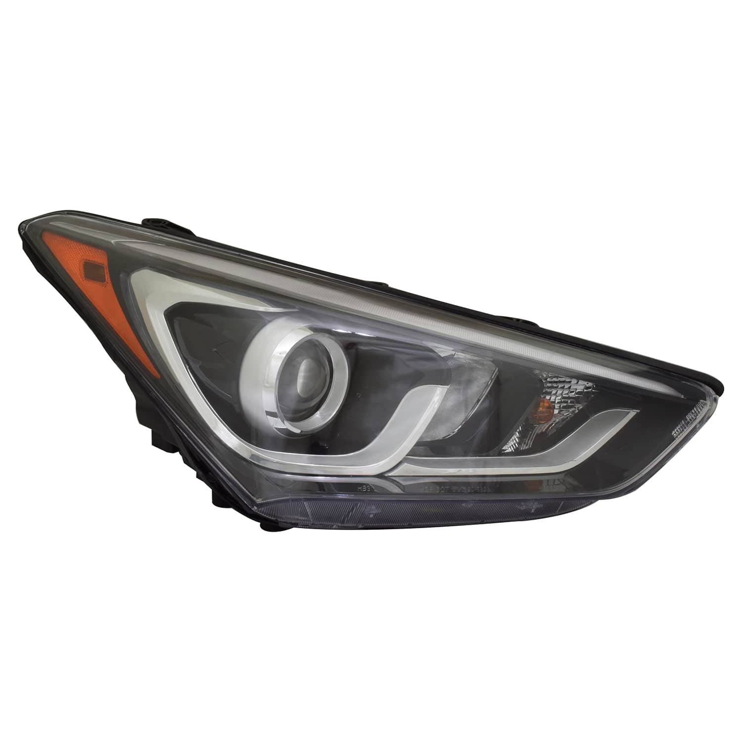 New RH Halogen Headlight fits 2017-2018 Hyundai Santa Fe 92102-4Z500 H ...
