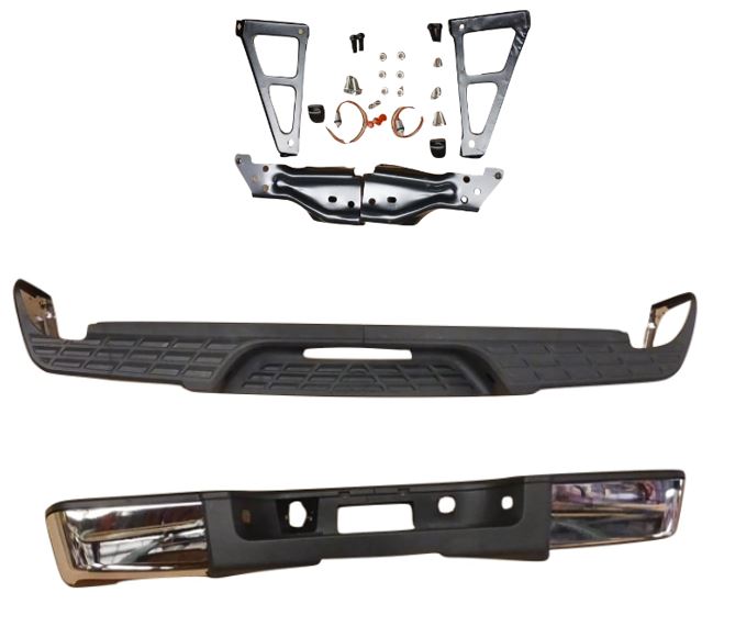 2010-2013 Chevrolet Silverado GMC Sierra 1500 New Rear Bumper Chrome w ...